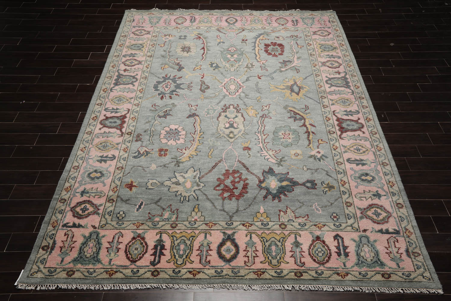 Bungalow Rose Loombloom Muted Turkish Oushak Hand Knotted Wool ...