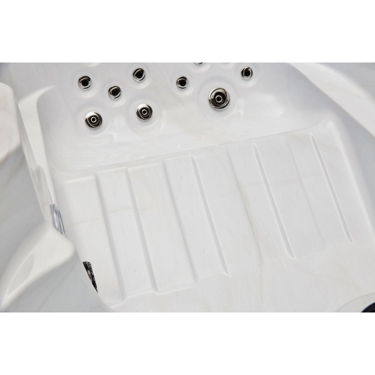 Luxury Spas 4 - Person 39 - Jet Acrylic Rectangular Standard Hot Tub ...
