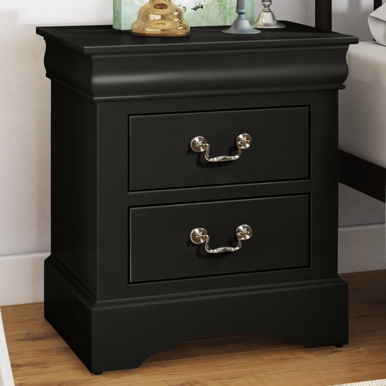 Lark Manor Sandburg 2-Drawer Nightstand with Handles & Reviews | Wayfair