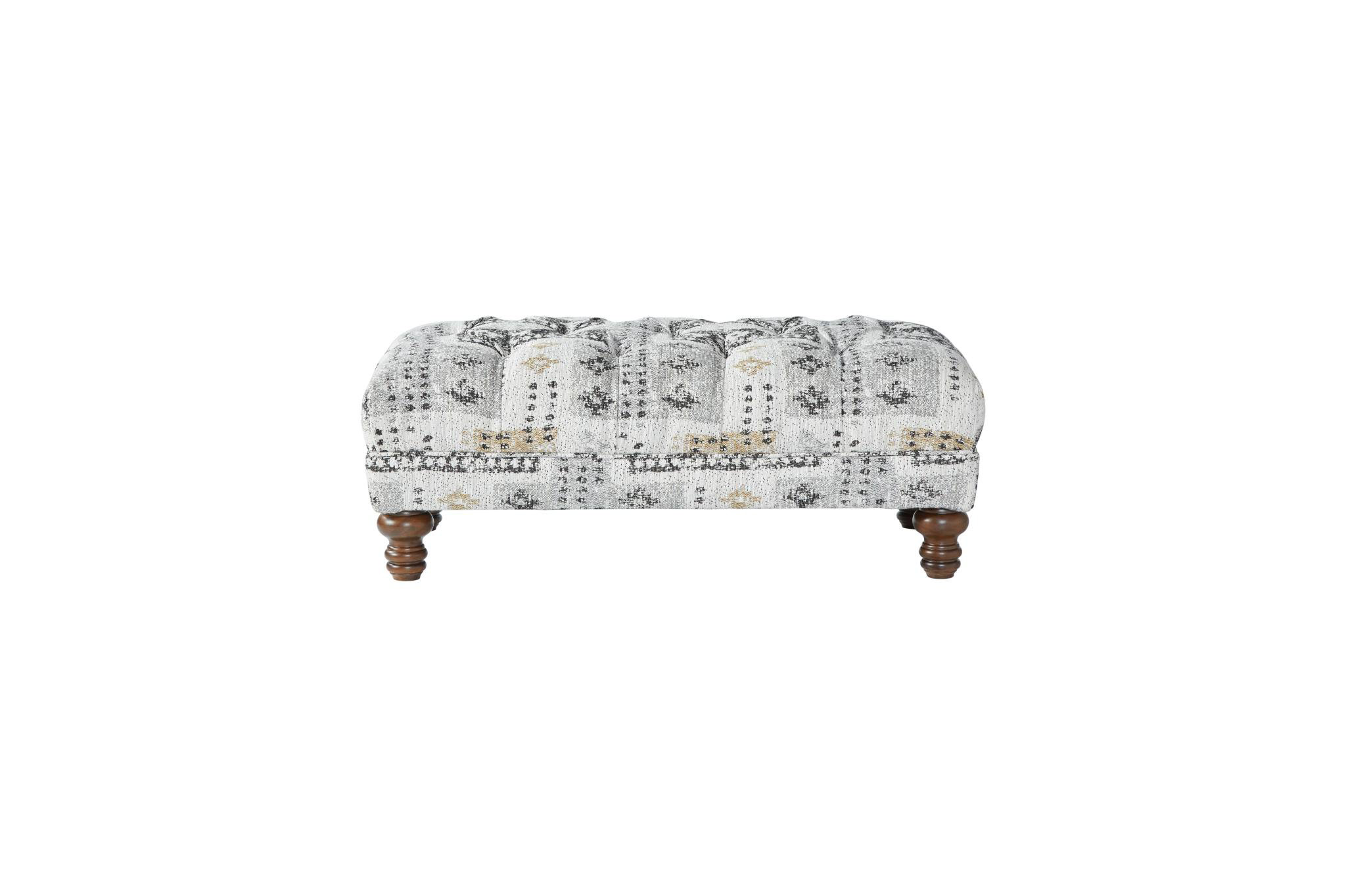 Red Barrel Studio Leuan 47" Tufted Rectangle Ikat Standard Ottoman ...