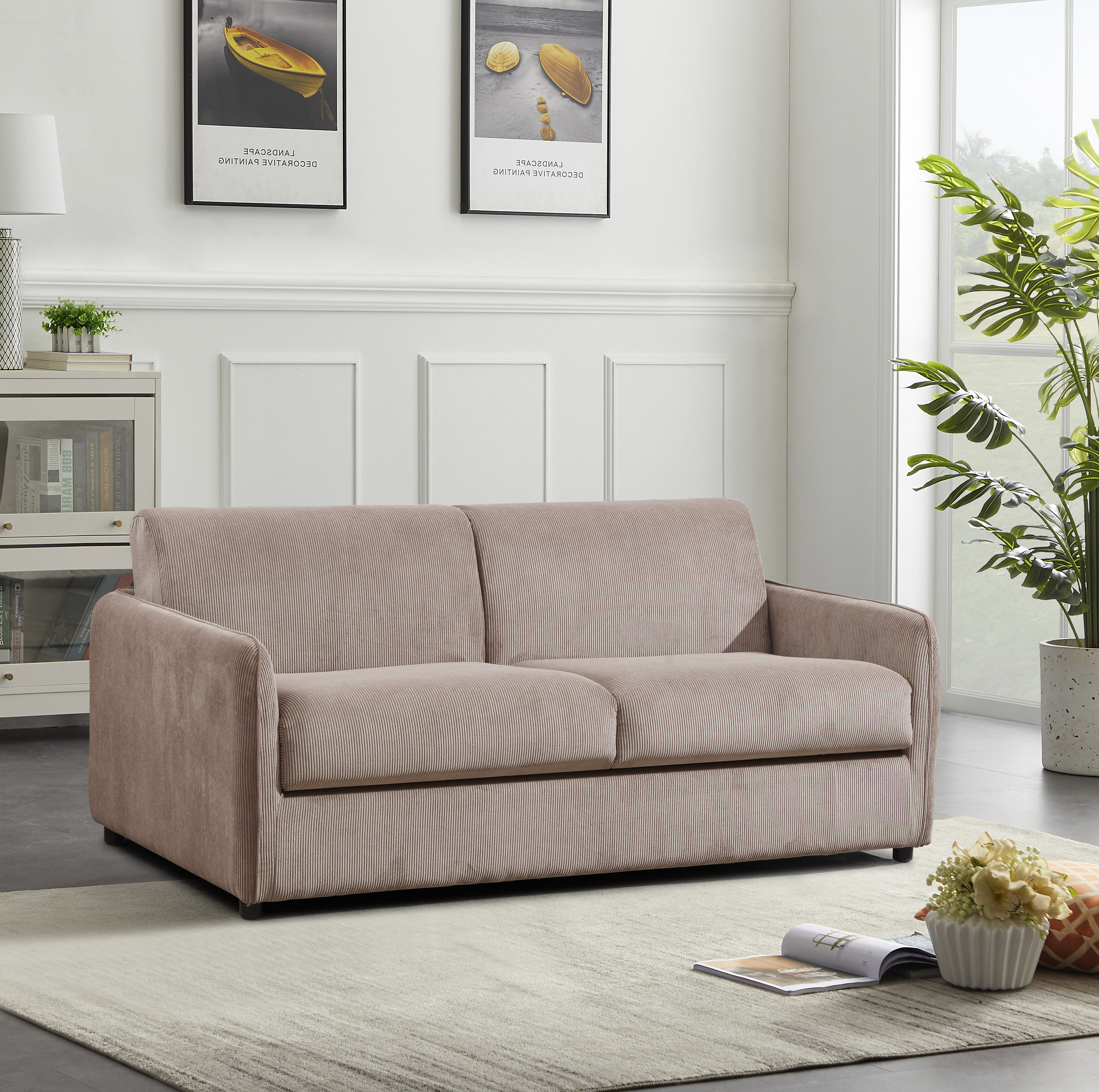 Mercer41 Amalyn Direct Reversible High-end Sleeper Sofa With Memory ...