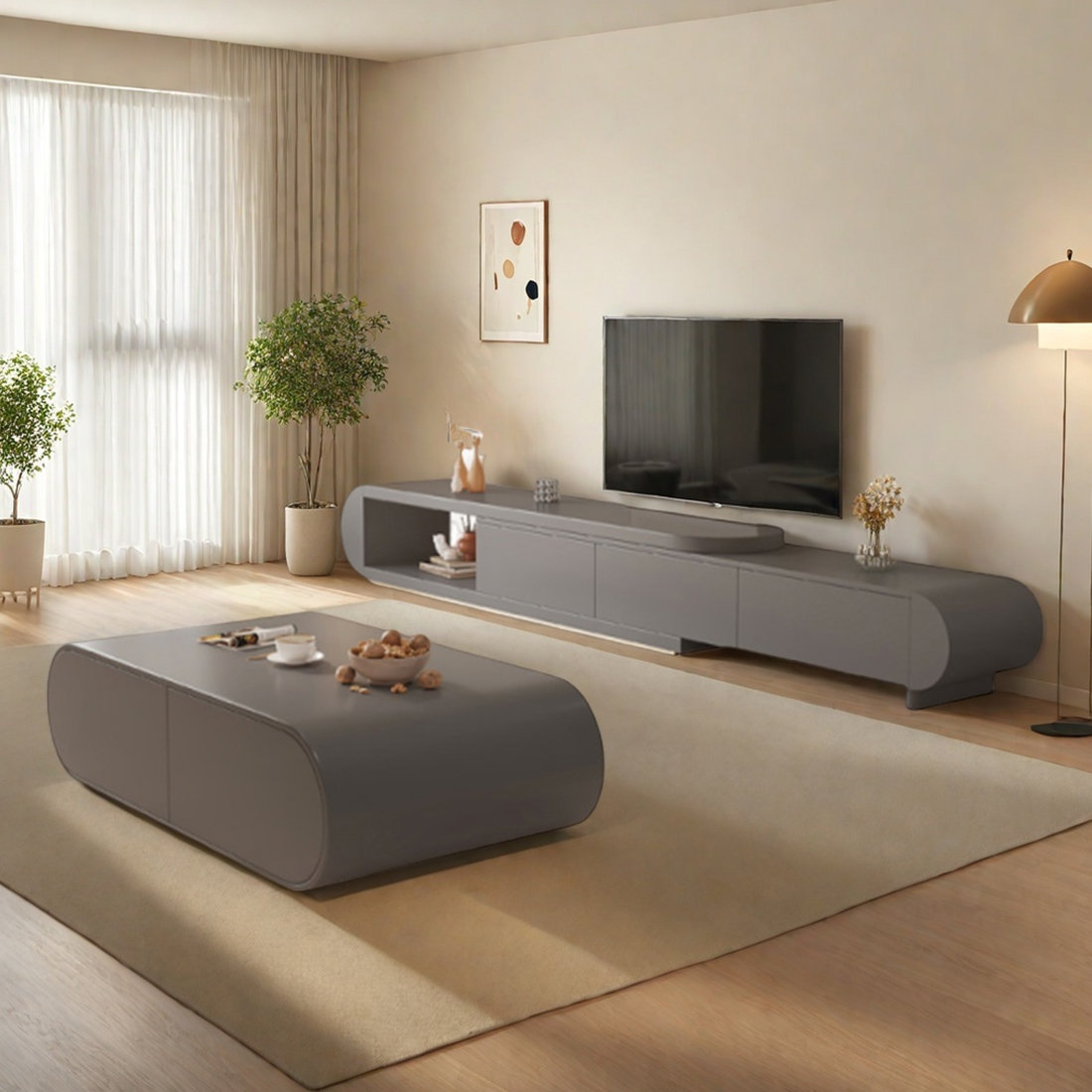 Trentastic Trails Expandable TV Stand & Coffee Table Set | Wayfair