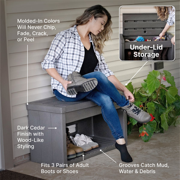Step2 Lakewood Storage Bench & Reviews | Wayfair