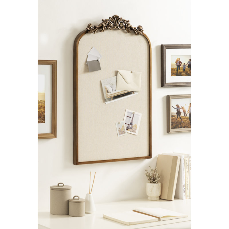 House of Hampton® Arendahl Arch Framed Pinboard 19x31 & Reviews | Wayfair