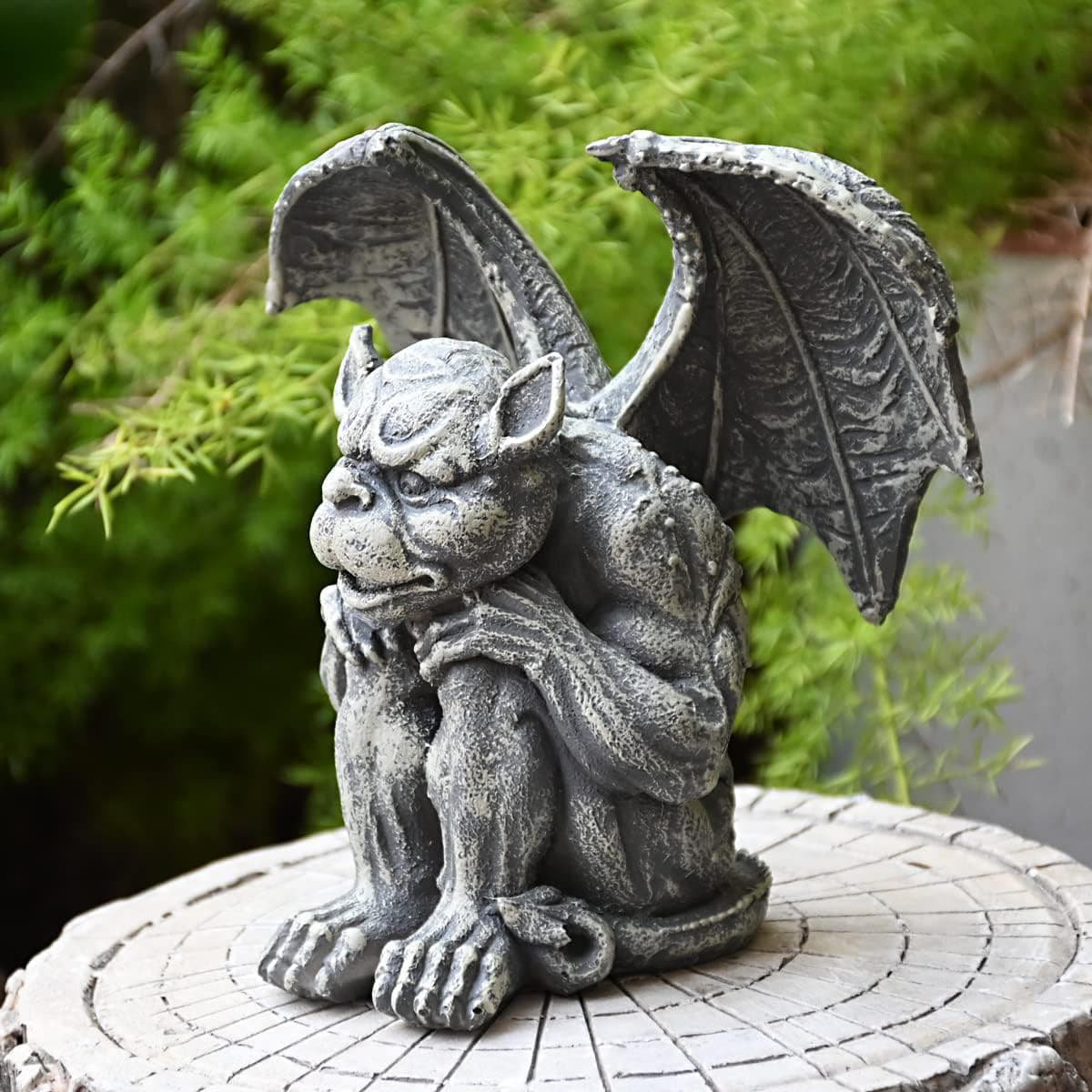 The Holiday Aisle® Gothic Gargoyle Garden Guardian Statue Sculpture ...