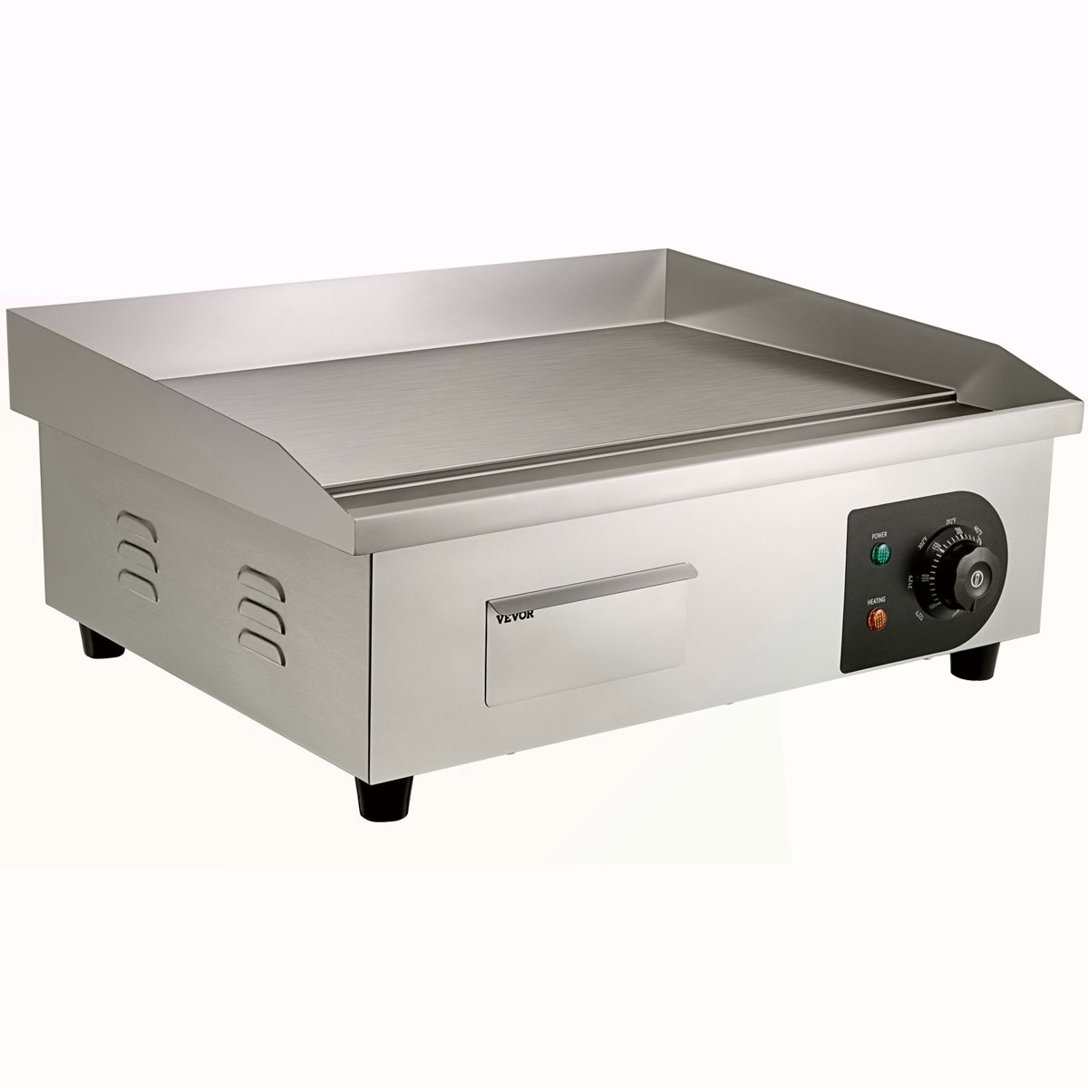FOSHANZHENGONG Commercial Electric Griddle, 21", 1600W Countertop Flat ...