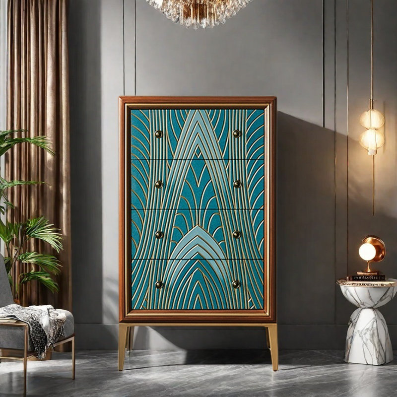 Zhang's SereneLodge American-style light luxury storage cabinet | Wayfair