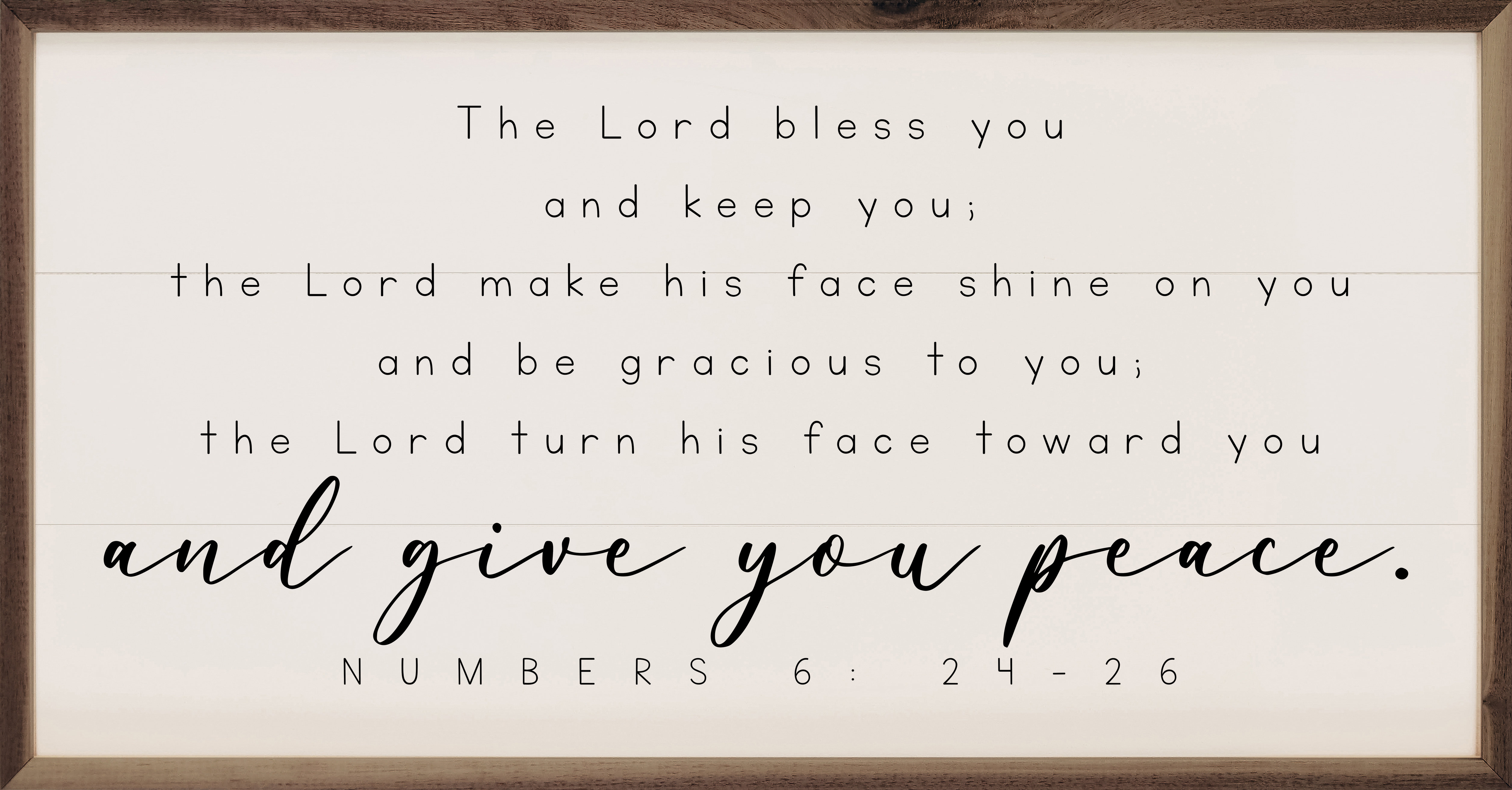 Trinx And Give You Peace Numbers 6 24 26 White & Reviews | Wayfair