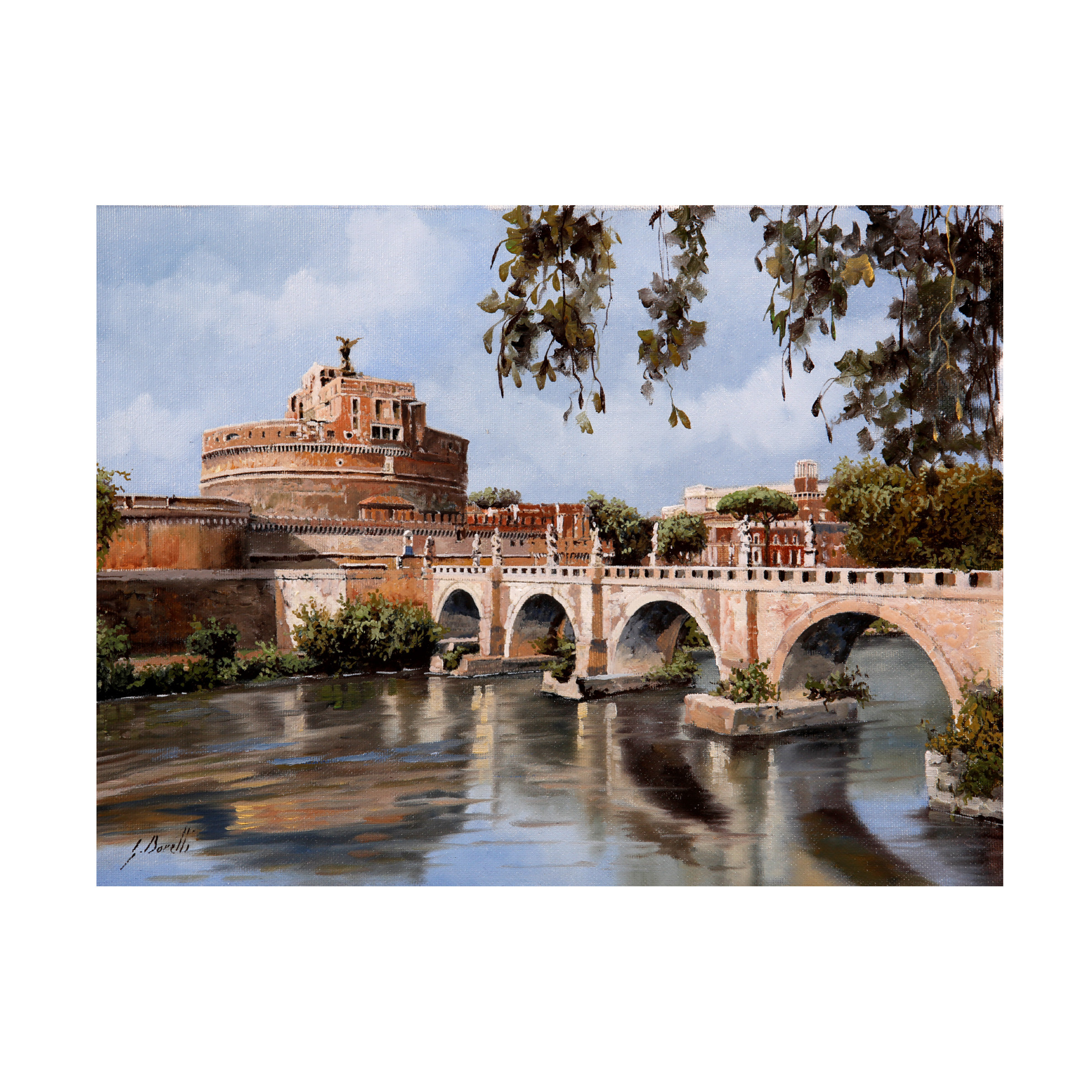 Winston Porter Castel Sant Angelo On Canvas by Guido Borelli Print ...