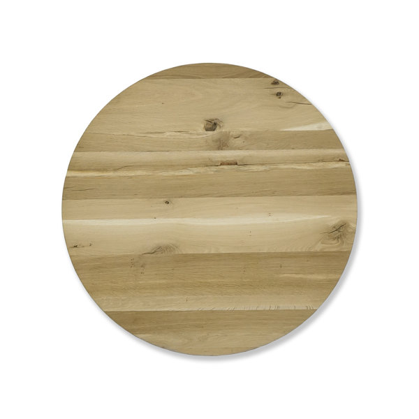 Alpen Home Solid Oak Wood Round Dinning Table | Wayfair.ie