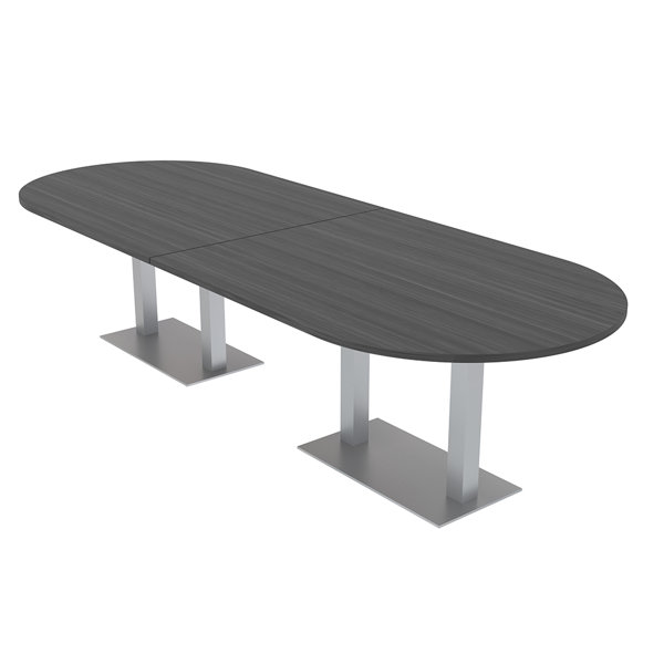 Skutchi Designs, Inc. 10 Person Modular Conference Table with Metal ...