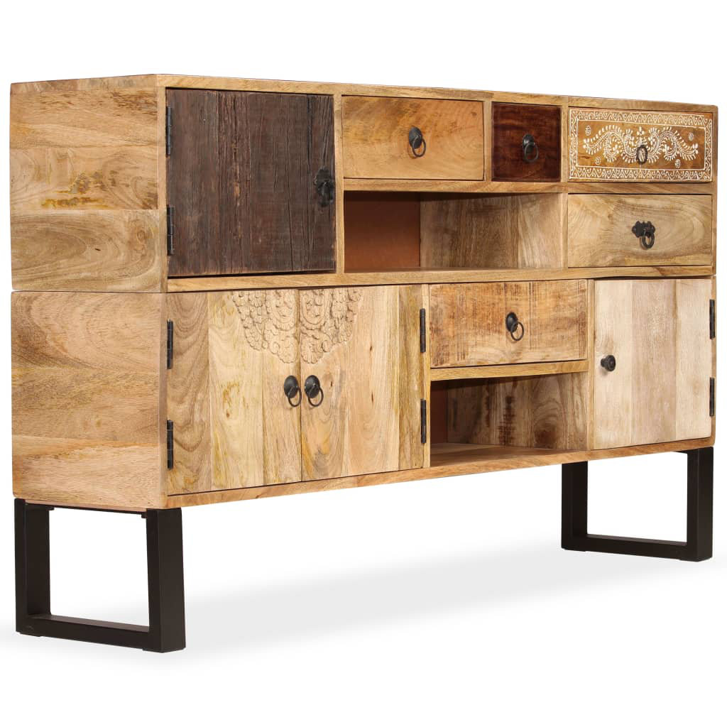 Loon Peak Sideboard Drawer Cupboard Sideboard Buffet Cabinet Solid Wood ...
