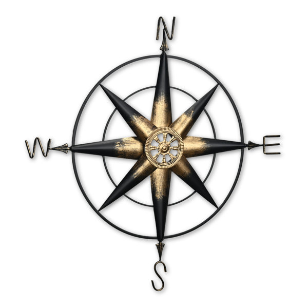 Union Rustic Elegant Compass Wall Décor & Reviews | Wayfair