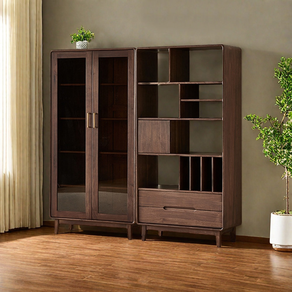 Kaoloupin European style all solid wood bookcase | Wayfair