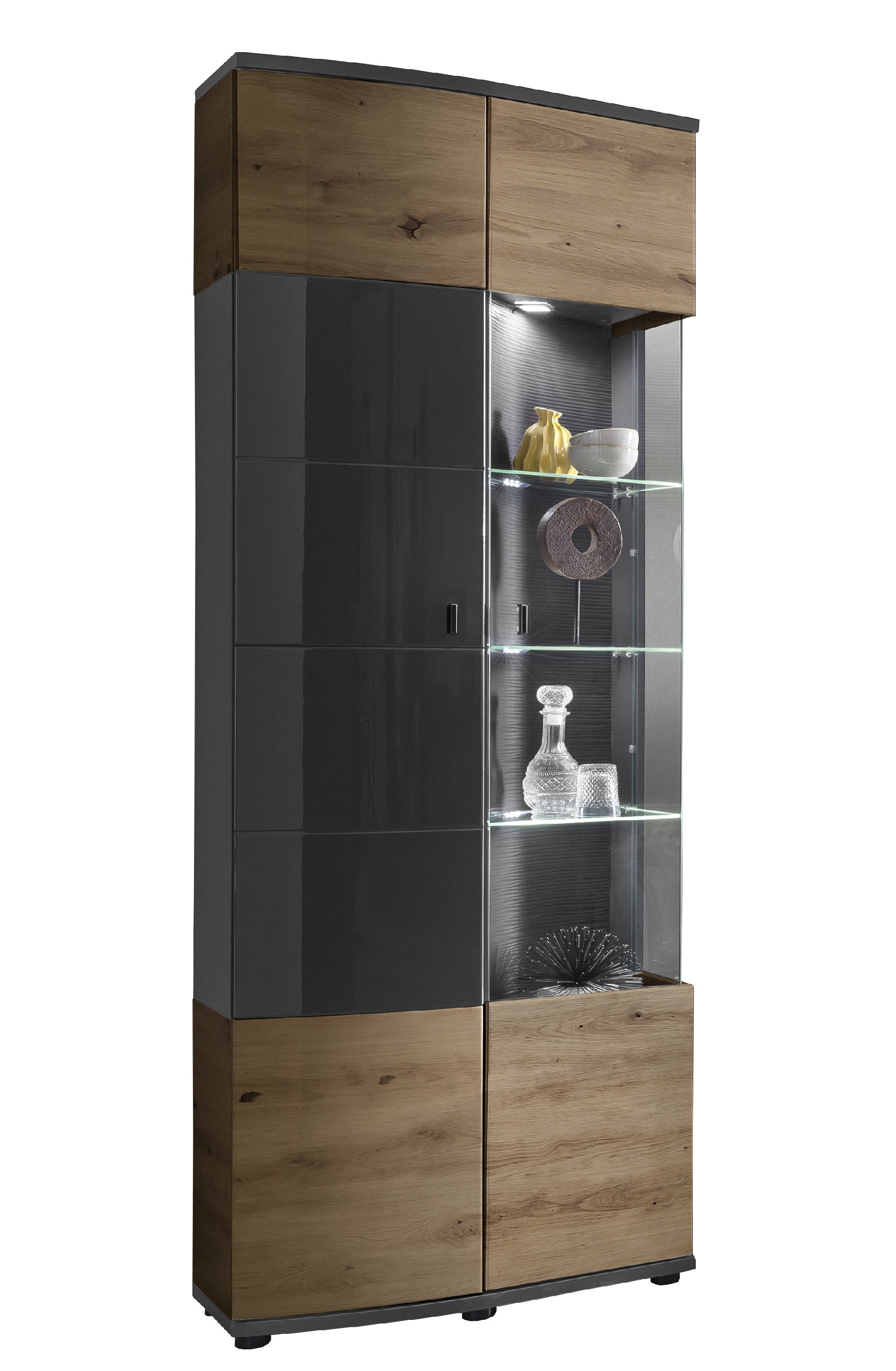 Ivy Bronx Gimora Standard China Cabinet with Lighting | Wayfair.co.uk