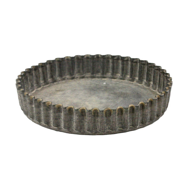 Birch Lane™ Javi Rustic Metal Cloche Tray | Wayfair