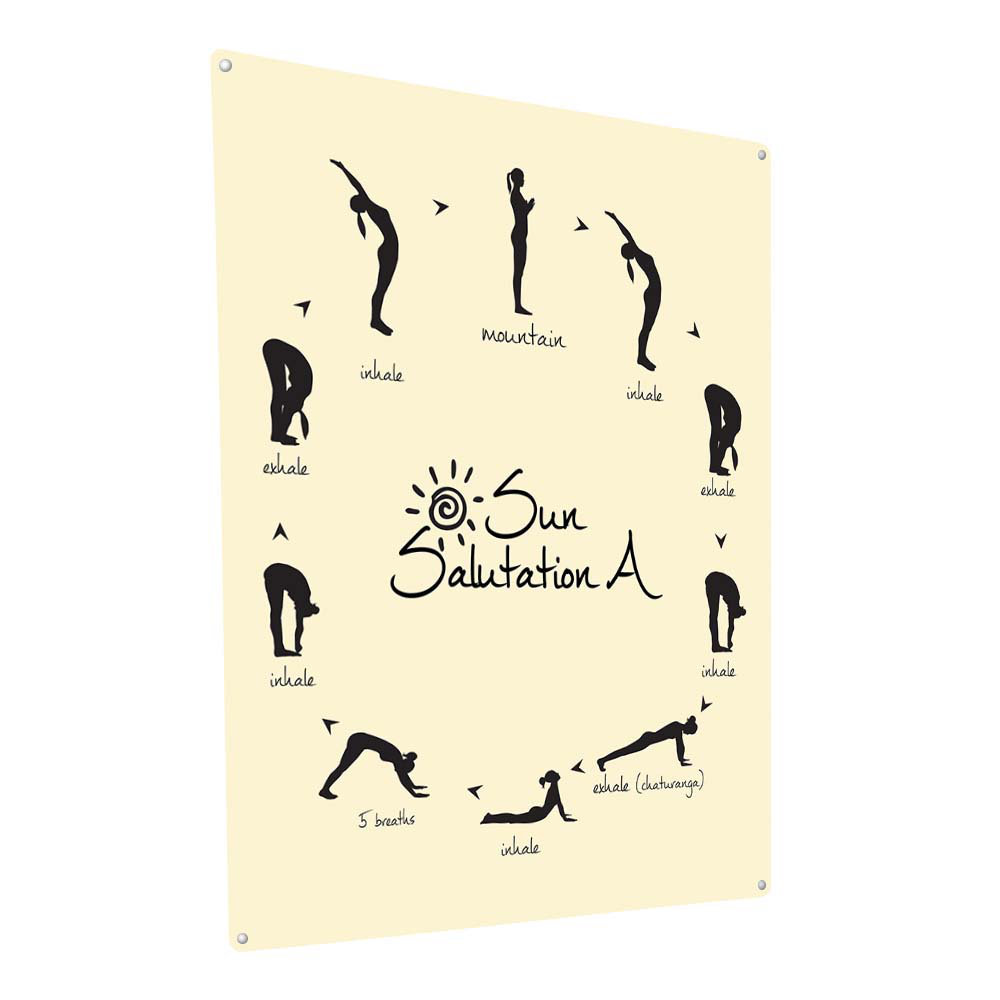 Trinx Sun Salutation Poses A Metal Sign - Wayfair Canada