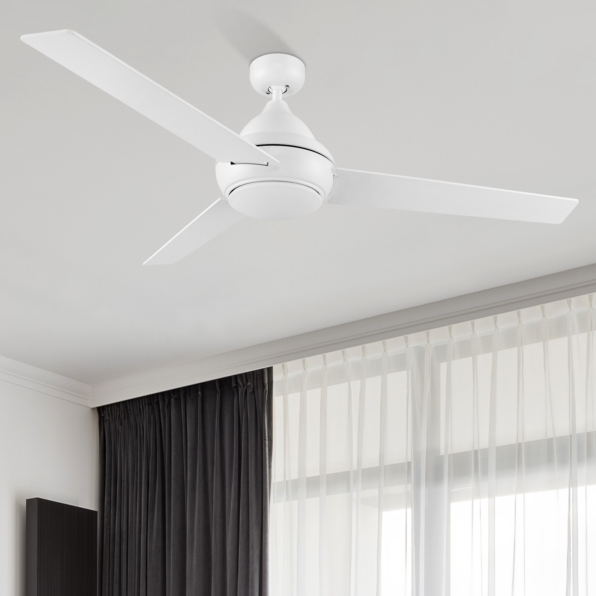 Wrought Studio™ 52'' Auturo 3 - Blade LED Standard Ceiling Fan with ...