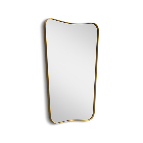 Joss & Main Capra Metal Wavy Wall Mirror & Reviews | Wayfair