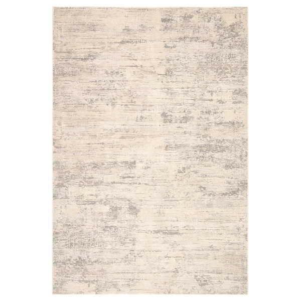 Brayden Studio® Averill Gray/Ivory Rug & Reviews | Wayfair