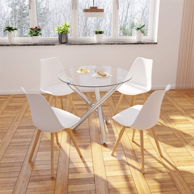 Metro Lane Boley Round 90Cm Dining Table | Wayfair.co.uk