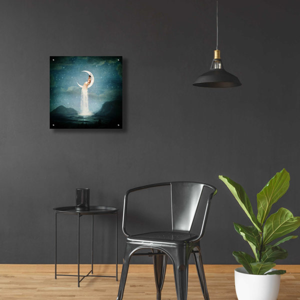 Trinx Epic Art 'Moon River Lady' By Paula Belle Flores, " Moon River ...