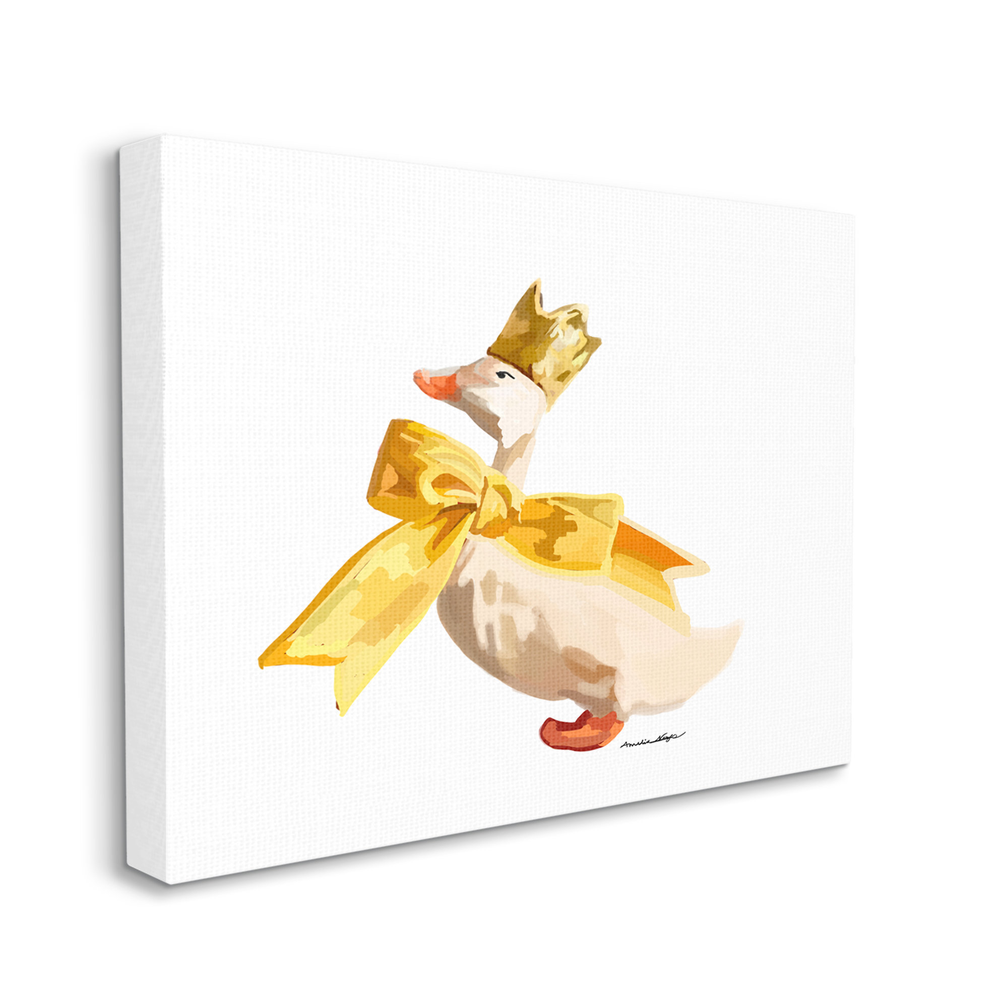 Trinx Royal Duck With Bow by Amelia Noyes | Wayfair