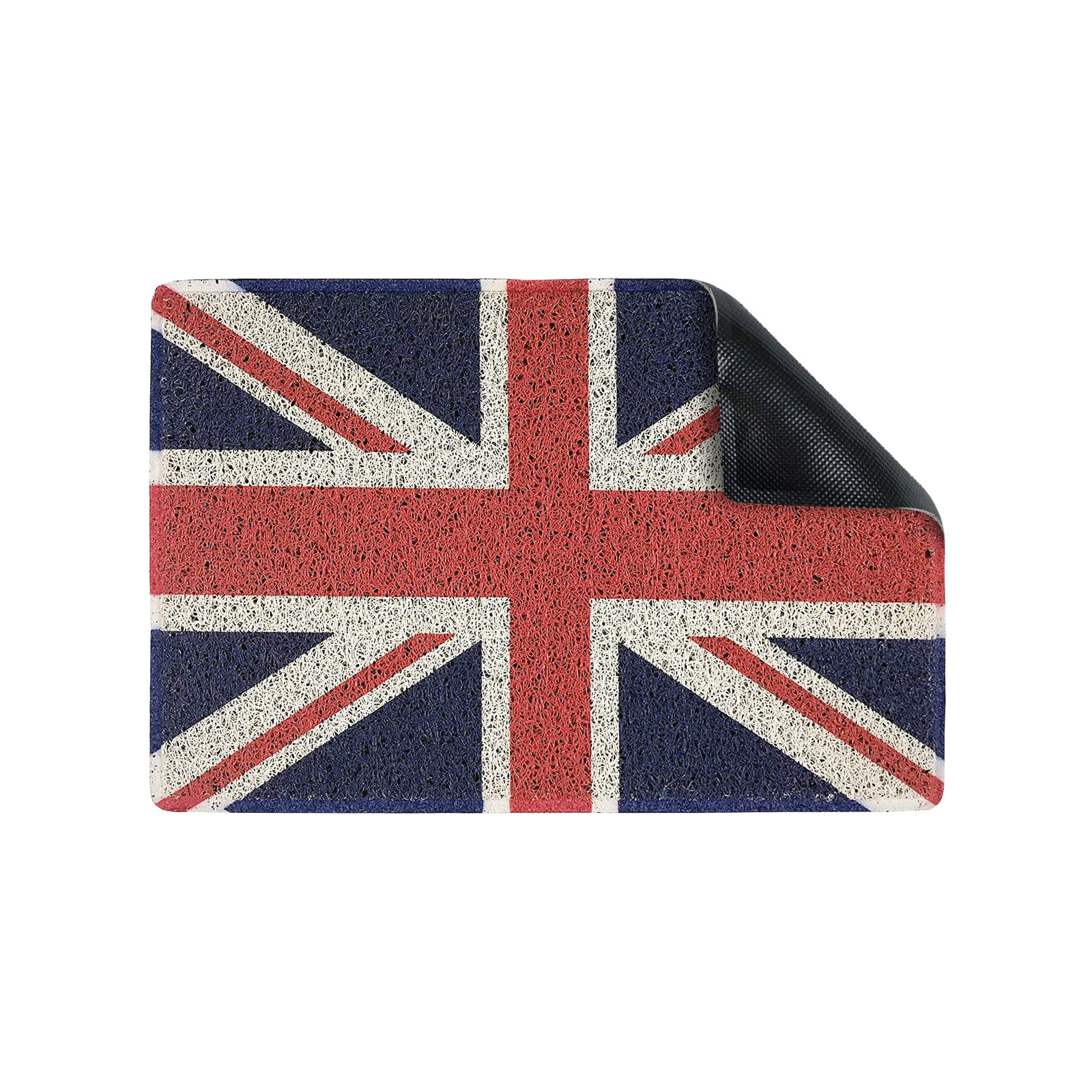 17 Stories Union Jack Small Printed Doormat with Rubber Back | Wayfair ...