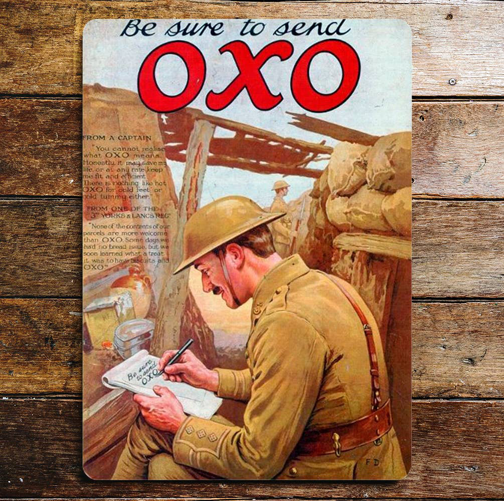 East Urban Home Oxo Cube Be Sure To Send - Metal Sign | Wayfair.co.uk