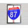 Bright Star Interstate 87 Sign - Single Picture Frame Art Prints ...