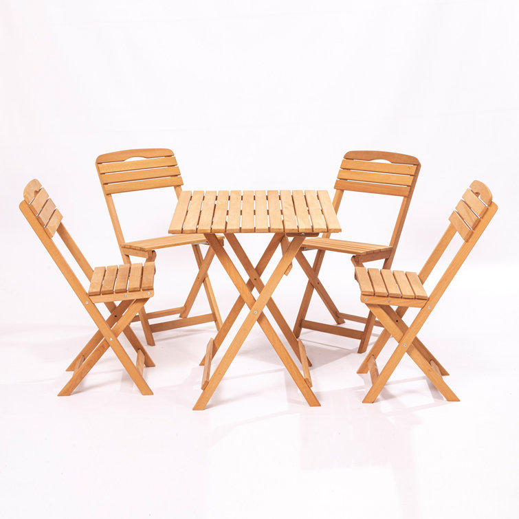 Hanah Home Maya Rectangular 4 - Person Dining Set | Wayfair.co.uk