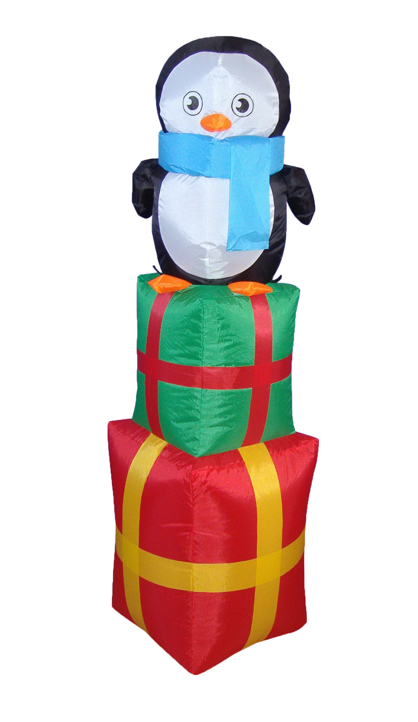 The Holiday Aisle® 4 Foot Tall Lighted Christmas Inflatable Penguin On