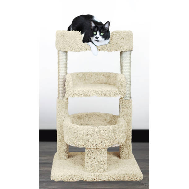 Prestige Cat Trees 32" Prestige Solid Wood Large Cat Tree & Reviews ...