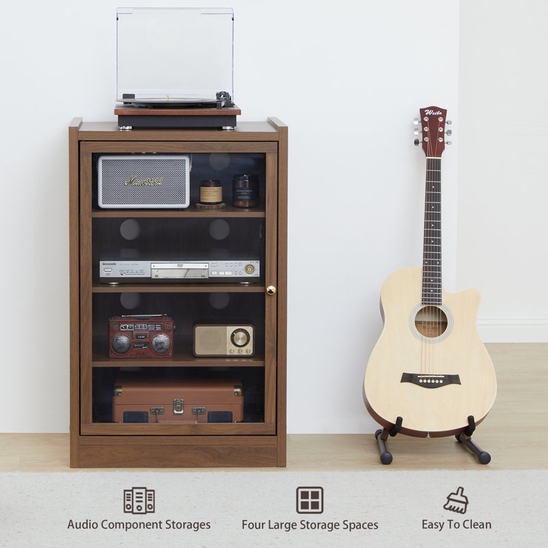Hokku Designs Stand Audio Cabinet | Wayfair