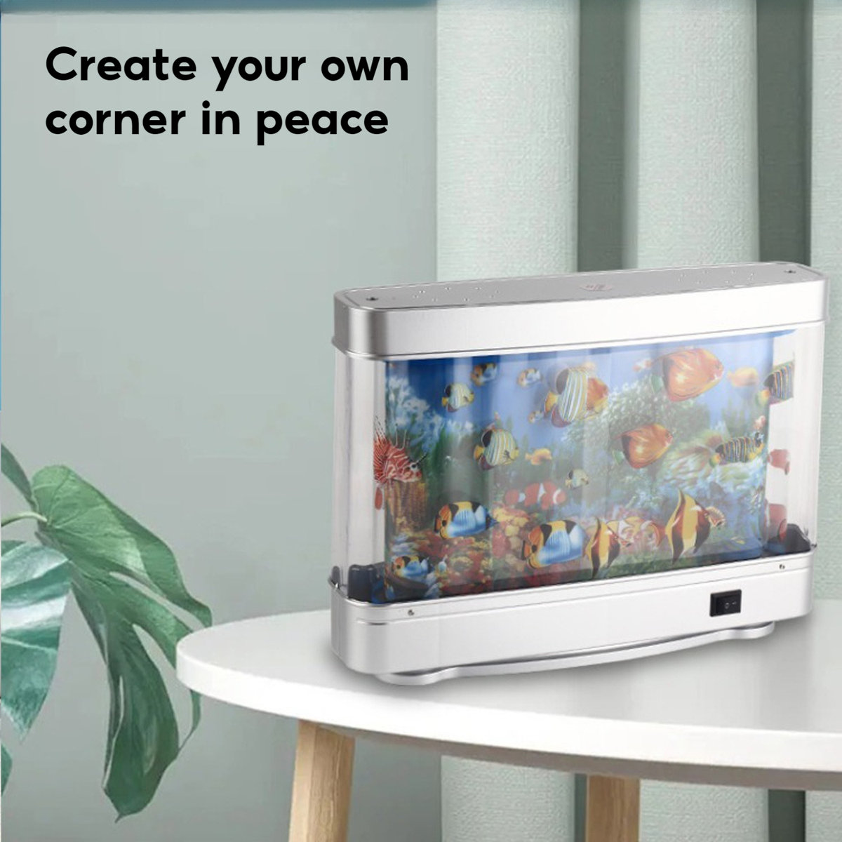 Tucker Murphy Pet™ Moving Artificial Aquarium Fake Fish Tank Mini ...
