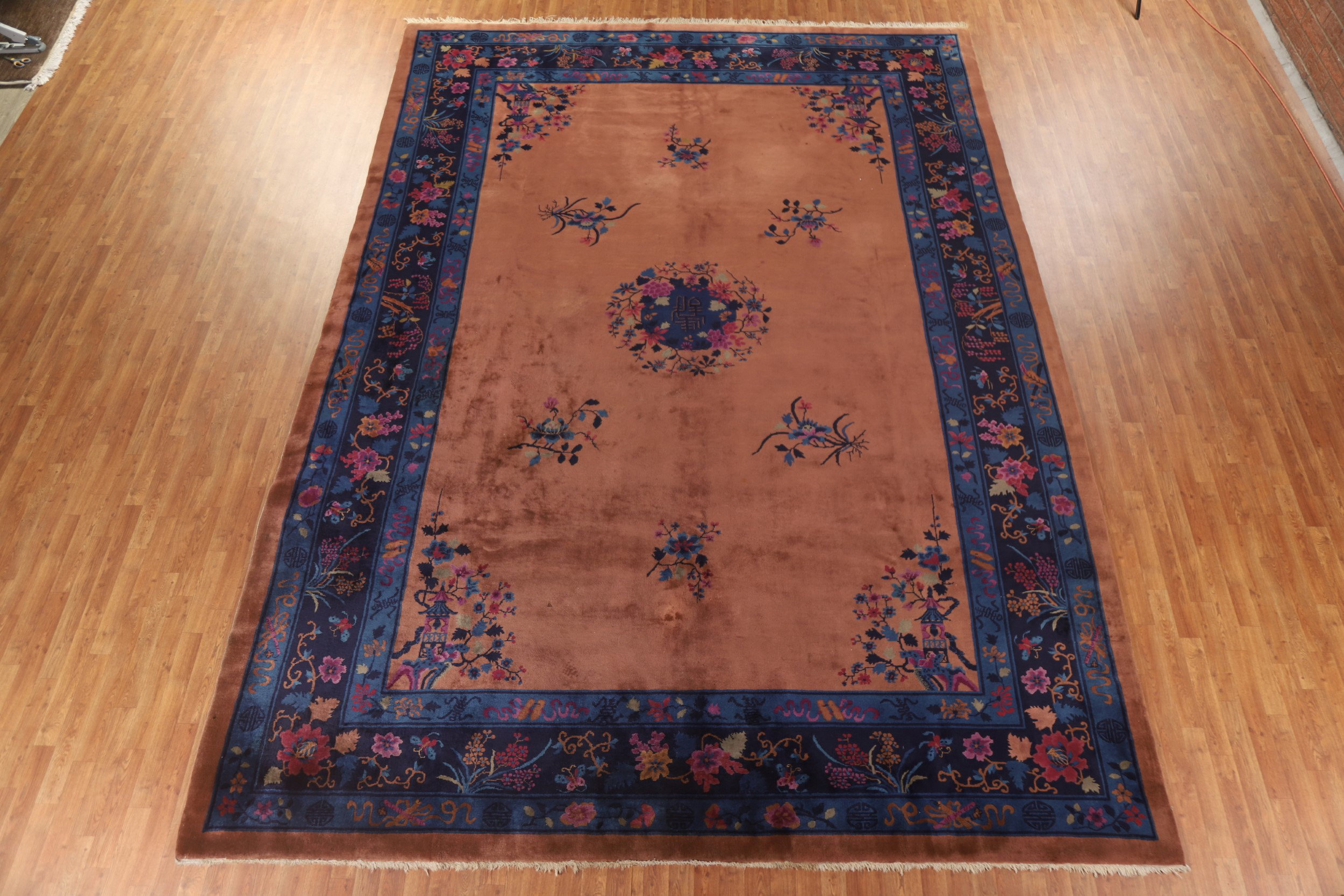 Bloomsbury Market Vegetable Dye Art Deco Oriental Large Rug 11x15 | Wayfair