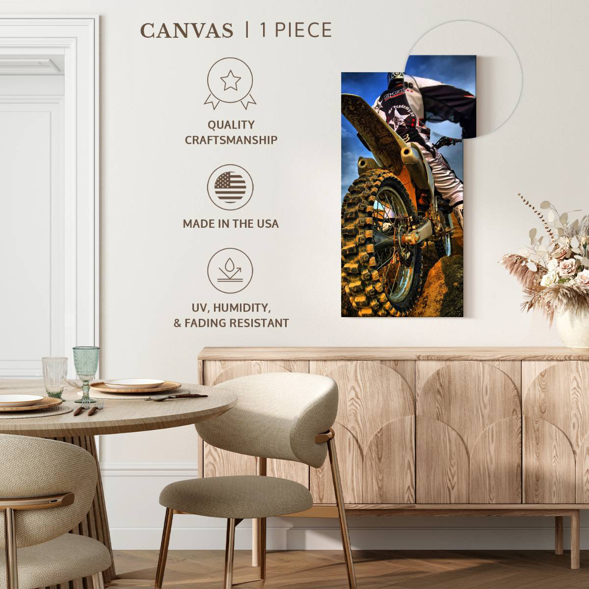 Ebern Designs Dirt Bike Backside | Wayfair