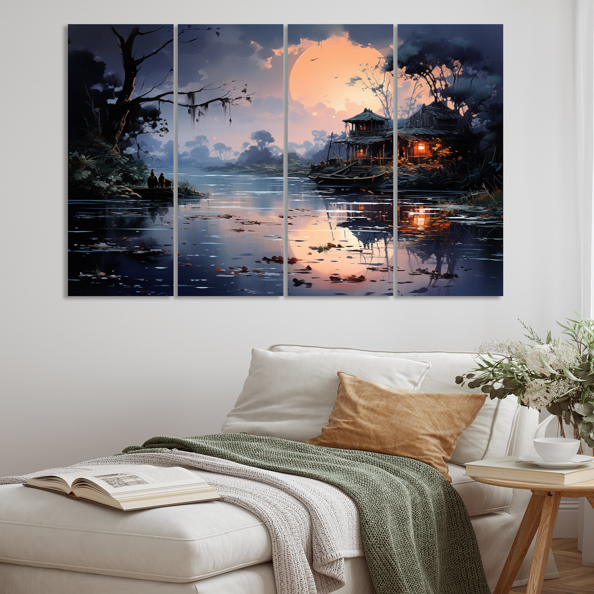 Red Barrel Studio® Vietnam Moonlit Serenade Landscape III - Vietnam ...