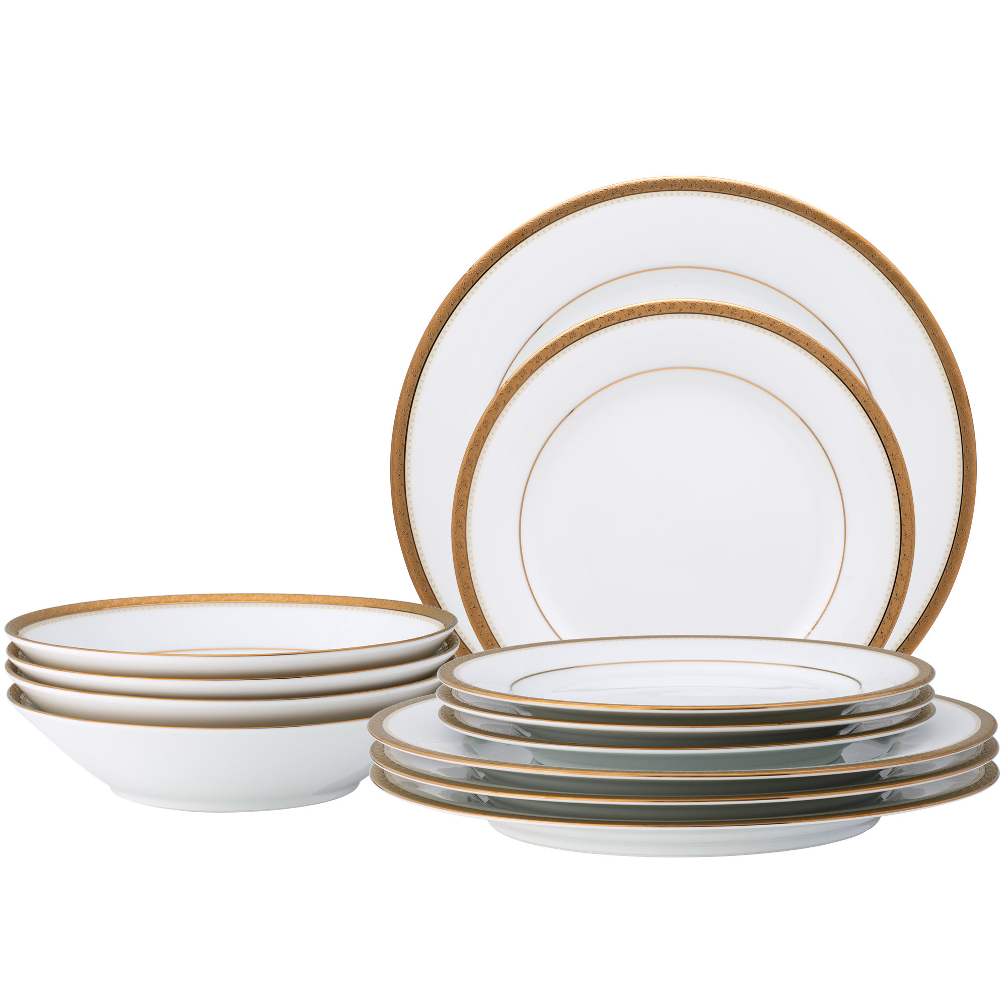 Noritake Charlotta 12-Piece Dinnerware Set, Service For 4 & Reviews ...