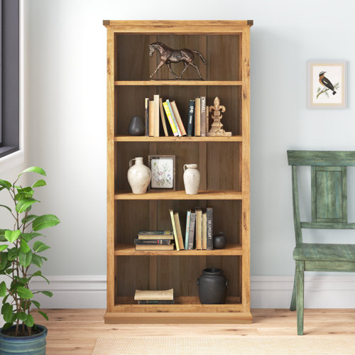 Three Posts Bingham 180cm H x 90cm W Manufactured Wood + Solid Wood ...