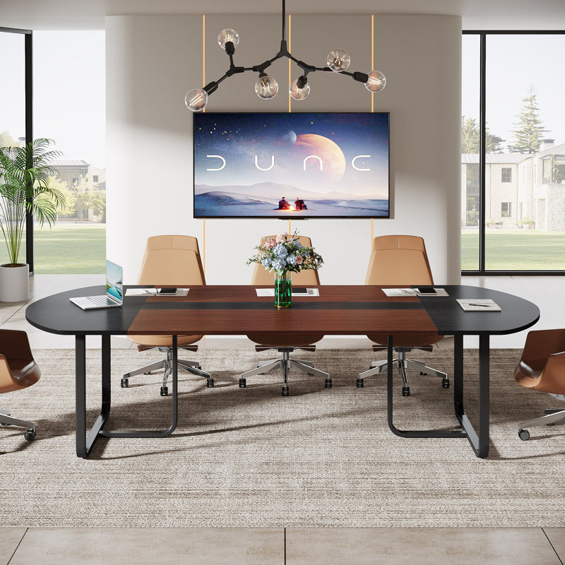 Ebern Designs 6Ft Oval Conference Table For Meeting Room | Wayfair