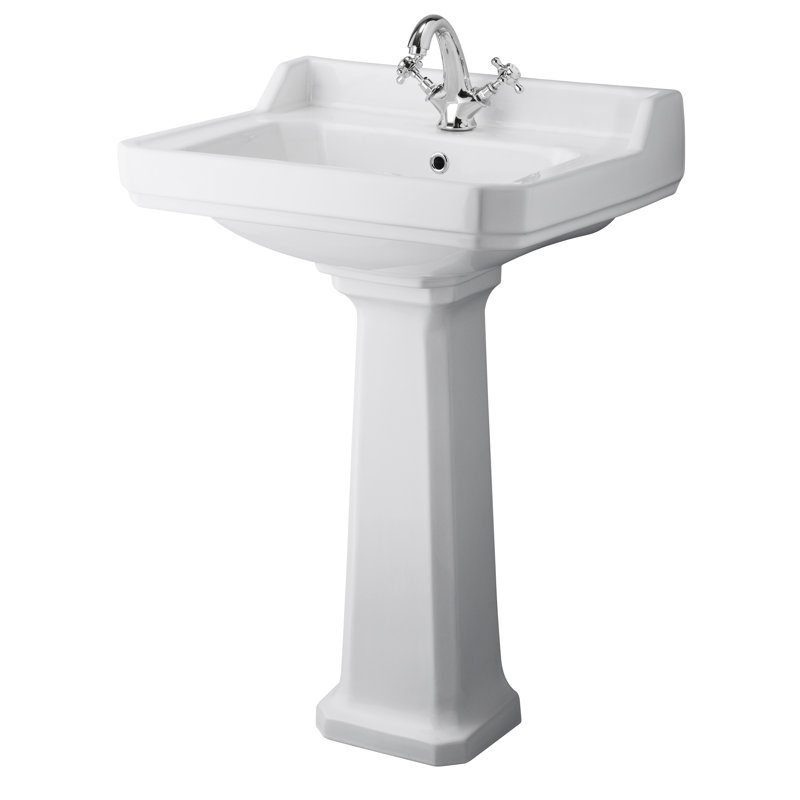 Hudson Reed 23.425196850393704mm L x 470mm W Ceramic Rectangular Sink ...