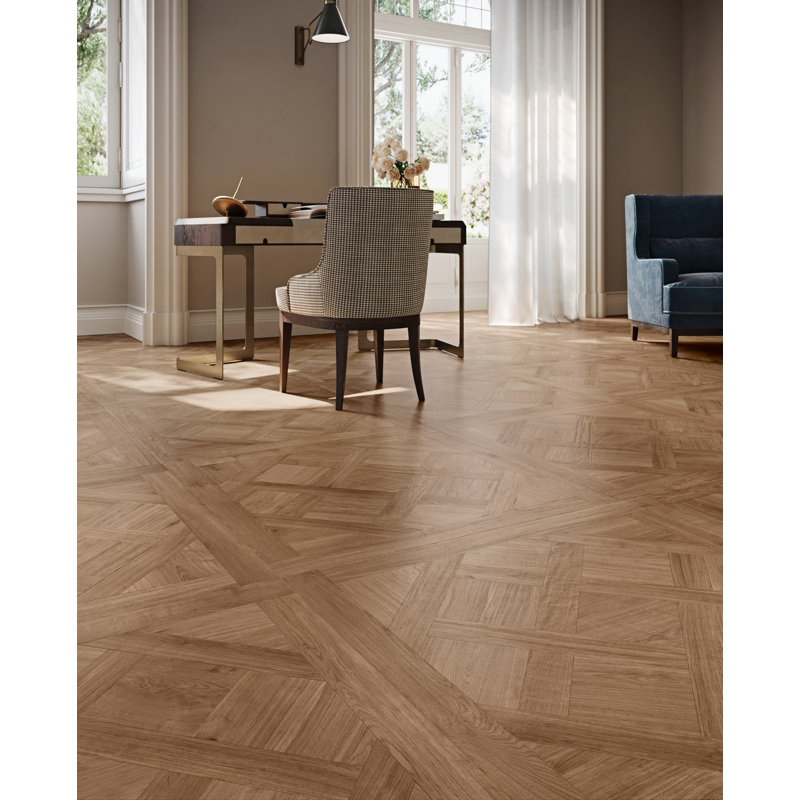 Tile Market Boiserie 36"x36" Wood Parquet Look Porcelain Floor Tile ...