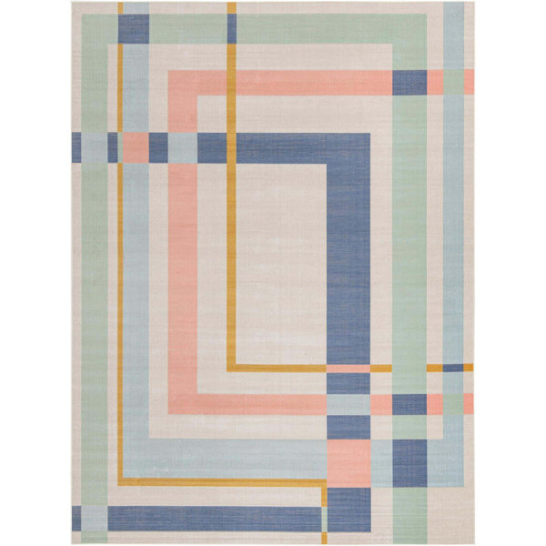 Ebern Designs Arean Geometric Rug & Reviews | Wayfair