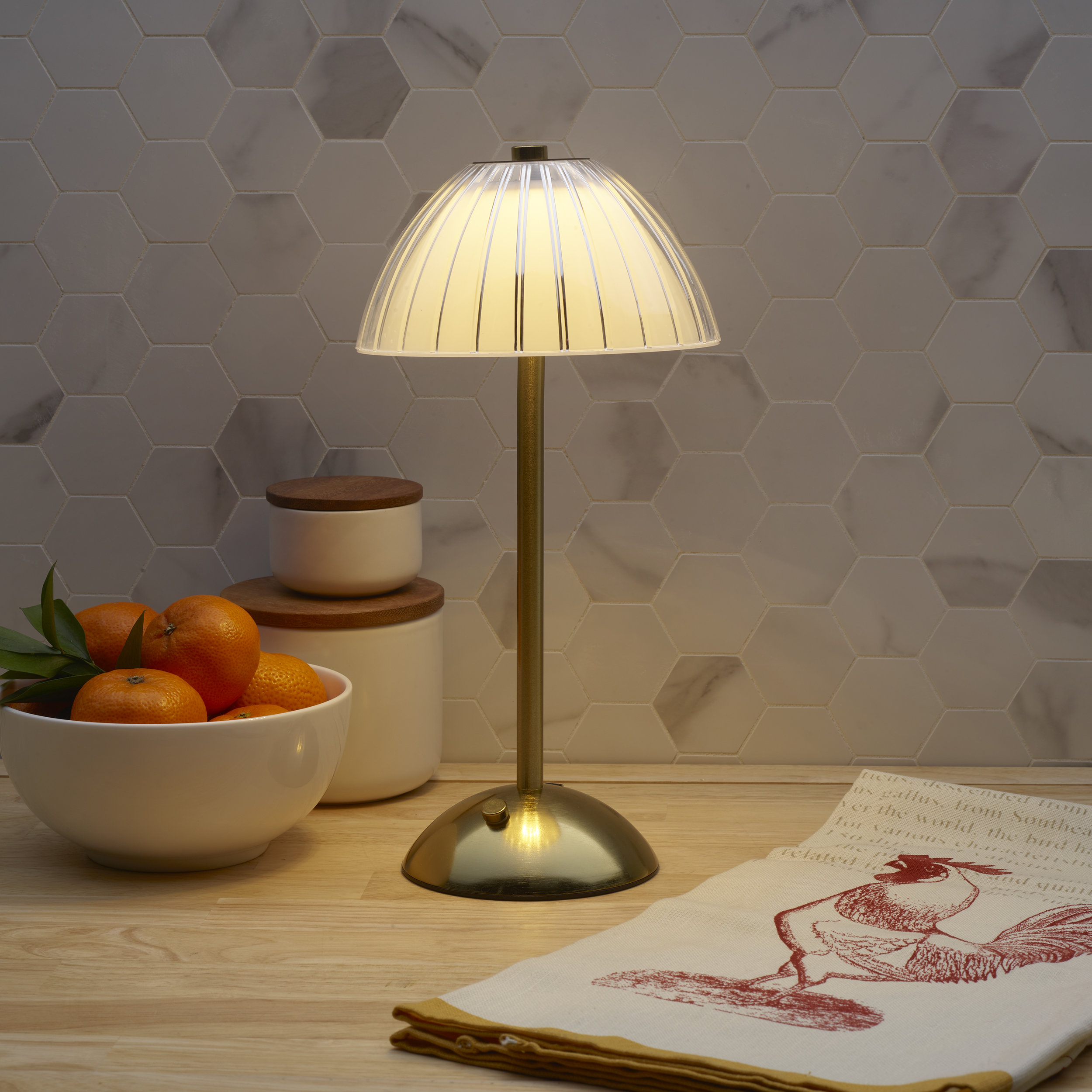 Elements Acrylic LED Rechargeable Portable Tabletop Lamp - Wayfair Canada