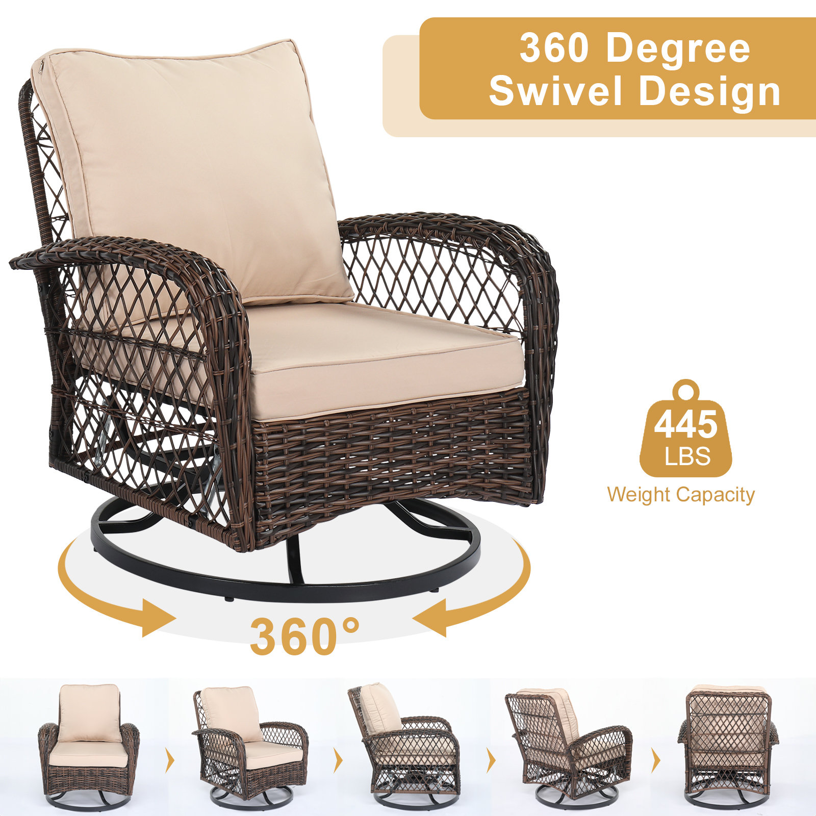 Winston Porter Rasheeda 350 - Person Outdoor Seating Group with ...