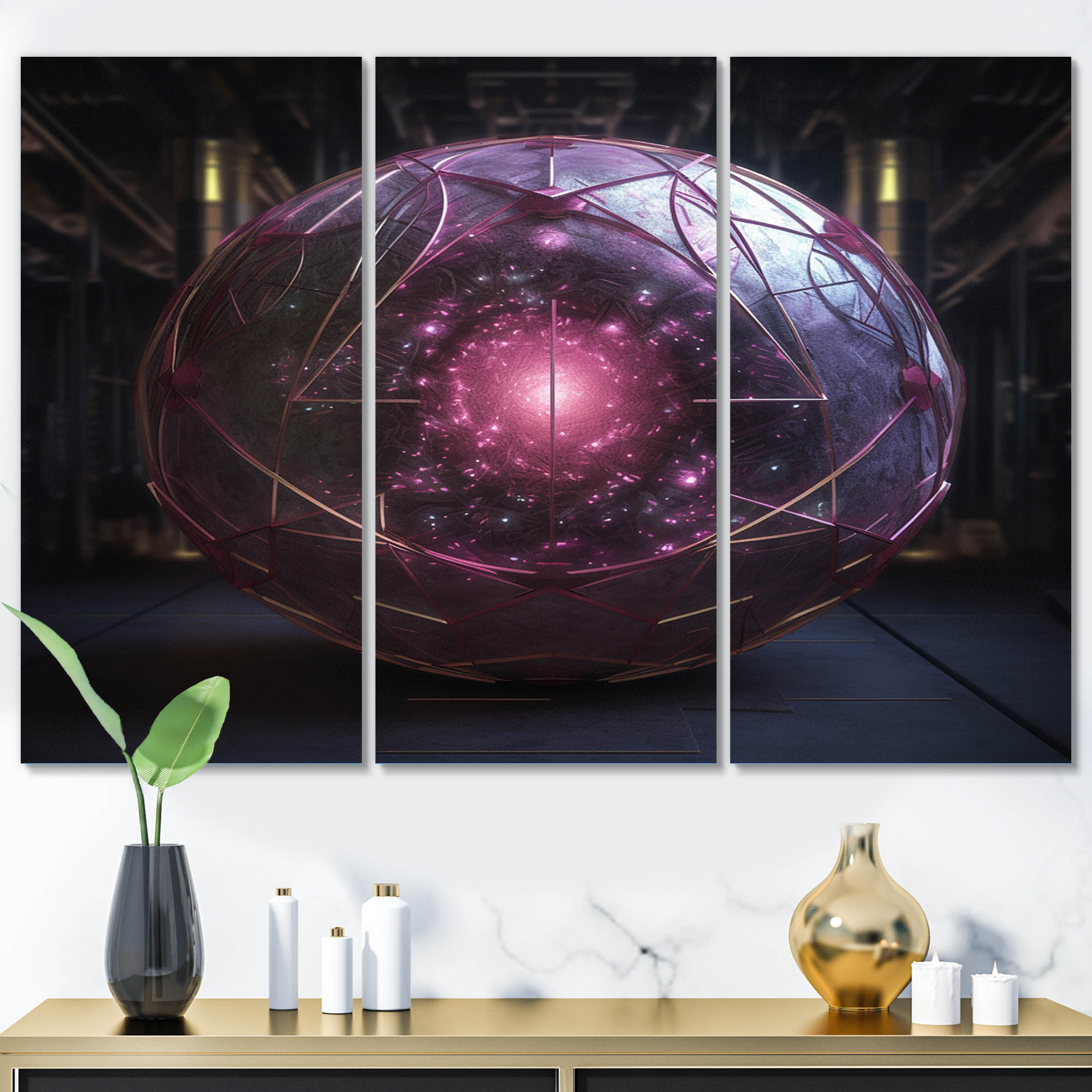 Latitude Run® Galactic Planetary Pink Sphere II 3 Pieces - Wayfair Canada