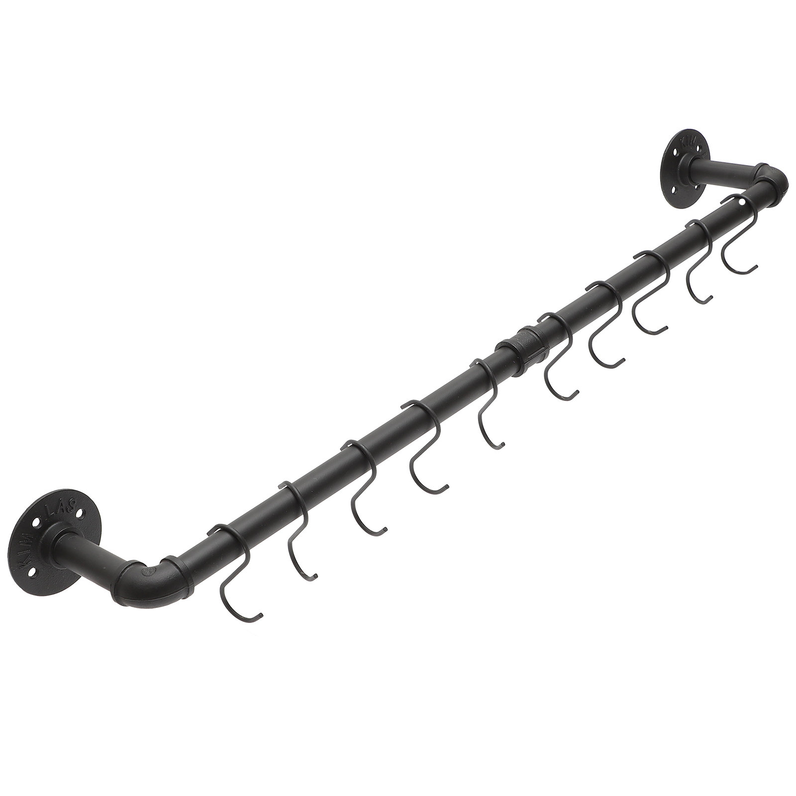 Williston Forge 1 Set Pot And Pan Wall Rail Hanging Kitchen Rack ...