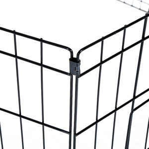 Archie & Oscar Chalk 61cm 8 Panel Indoor/Outdoor Metal Pet Pen ...