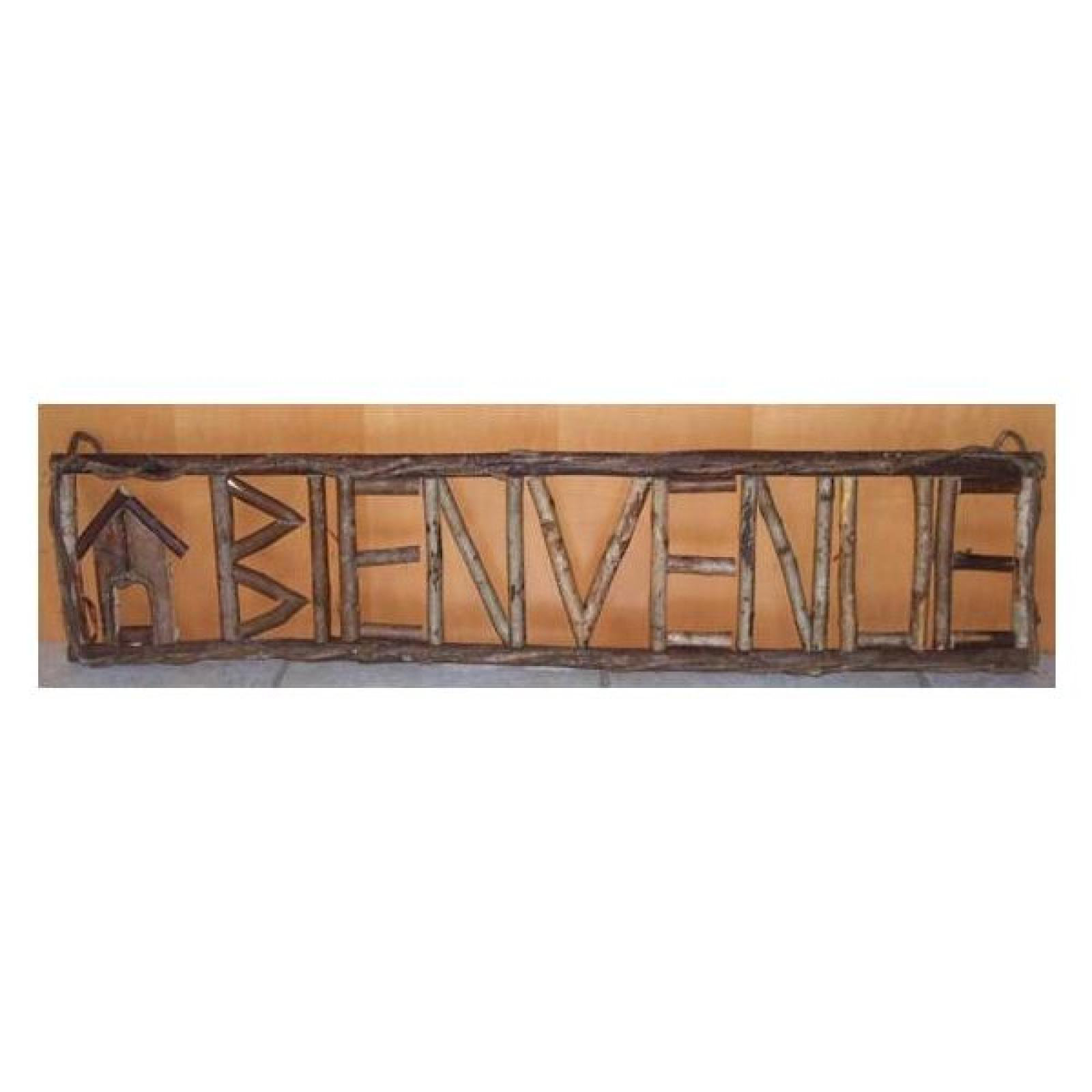 Ophelia & Co. Twig Bienvenue Sign | Wayfair